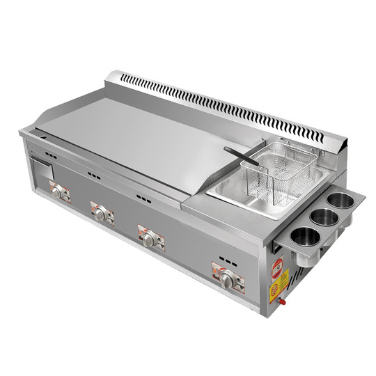 Flat Griddle Gas-Fired Teppanyaki Equipment for Commercial Use