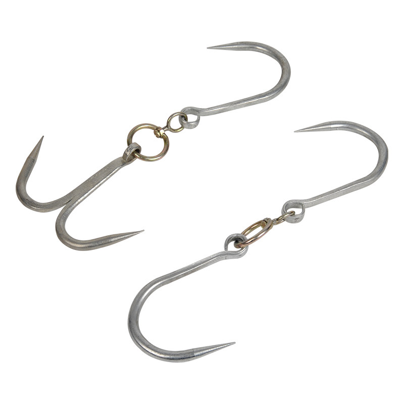 Galvanized Meat Hooks - Single & Double - Butcher's Choice
