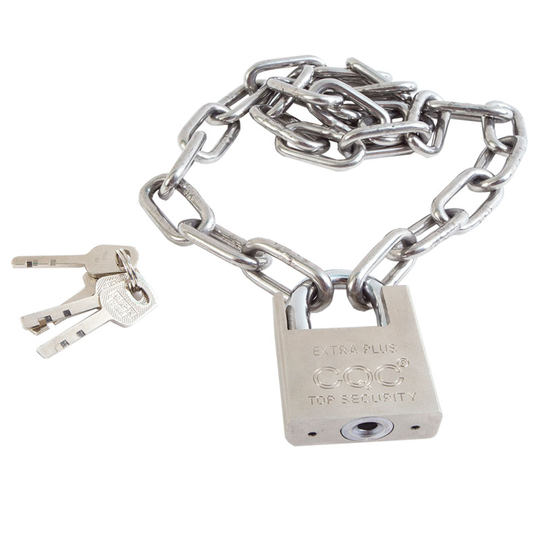304 Stainless Steel Bicycle Chain Lock for Car Security