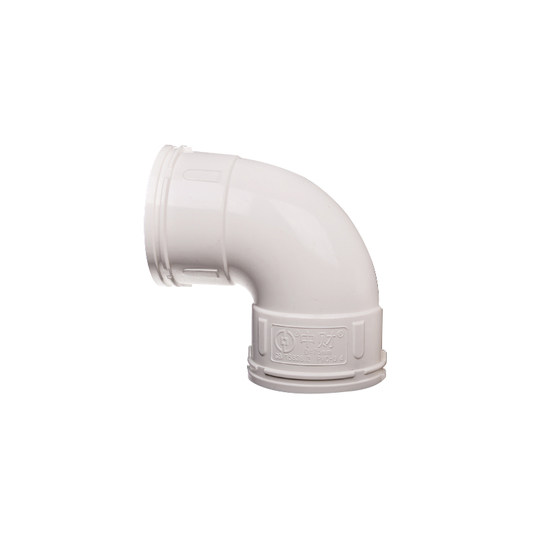 Zhongcai Adhesive UPVC 90 Degree Bend Plastic Elbow