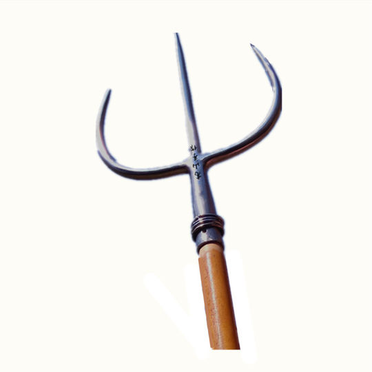 Hand-Customized Southern Big Rattle Fork Kung Fu Props Traditional ...