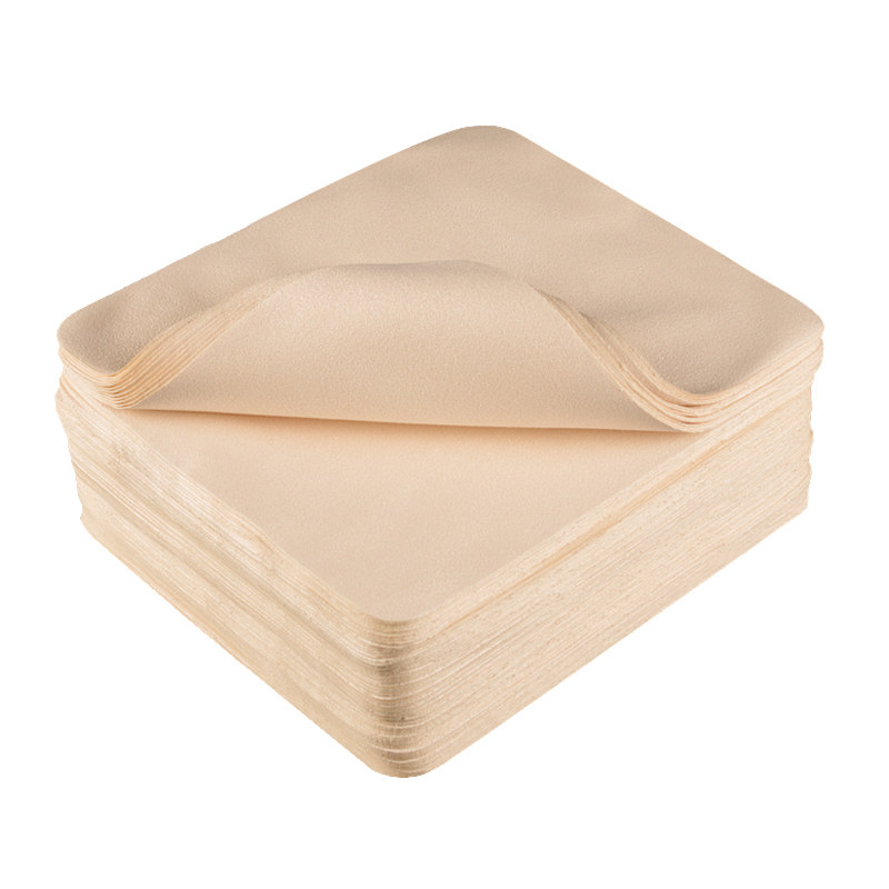 Ashman Camel Silk Suede Mirror Cloth - 13x15cm