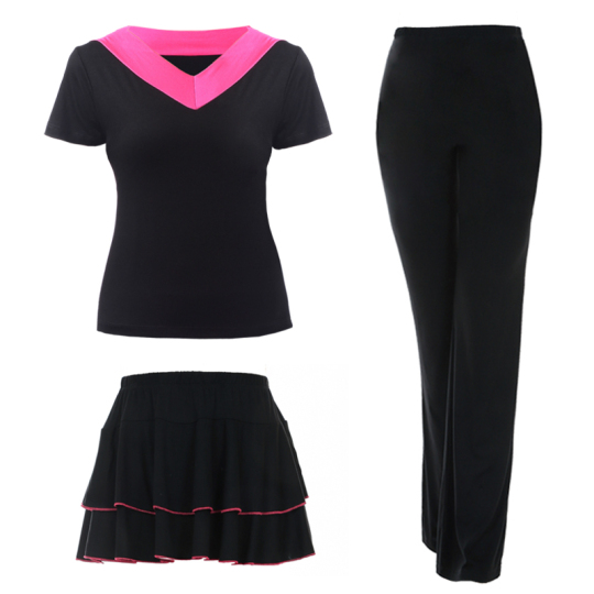 Anduya Women's Square Dance Costume - Modal 3-Piece Set