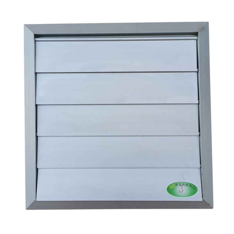 Fan square self-vertical louver luchtuitlaat, aluminium ventilatie ...