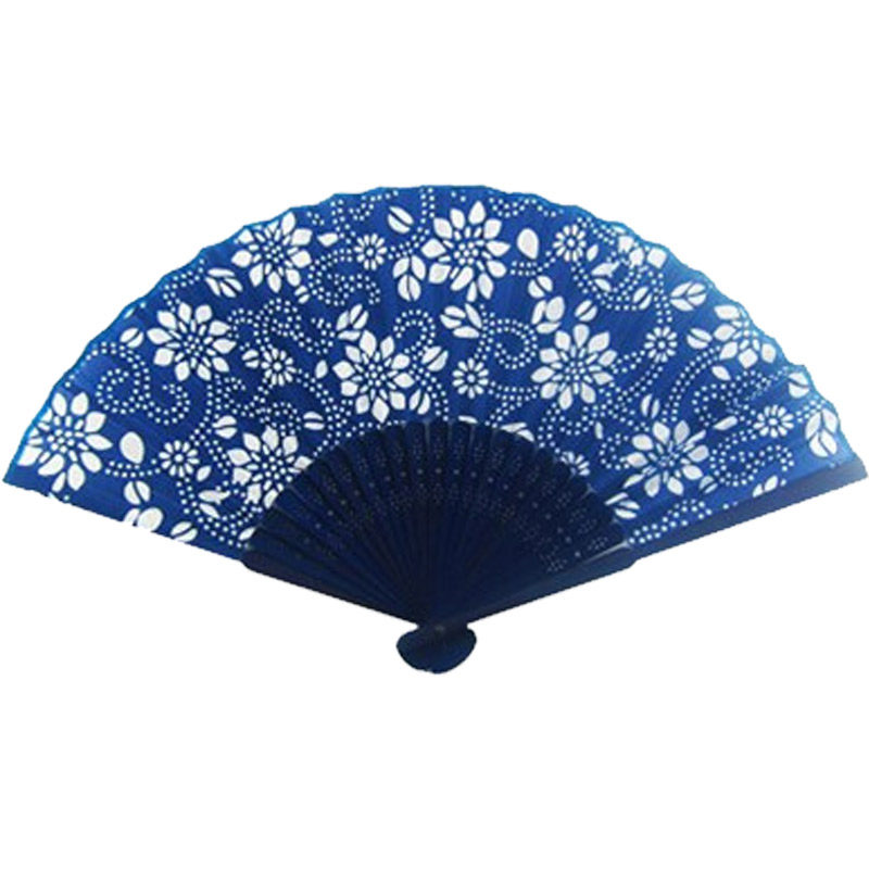 Blue & White Porcelain Folding Fan Decoration - Classroom Wall Ring