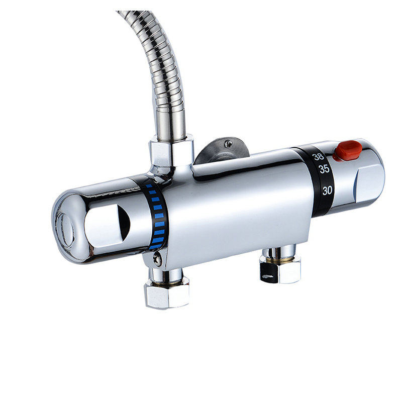 Genuine Exposed Solar Thermostatic Mixing Valve - Smart All-Copper Hot ...