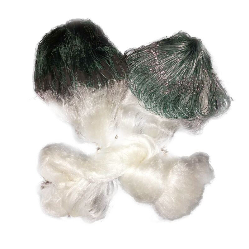 Small Fishing Net Sticky Net Three-Layer White Strip Net Horse Mouth ...