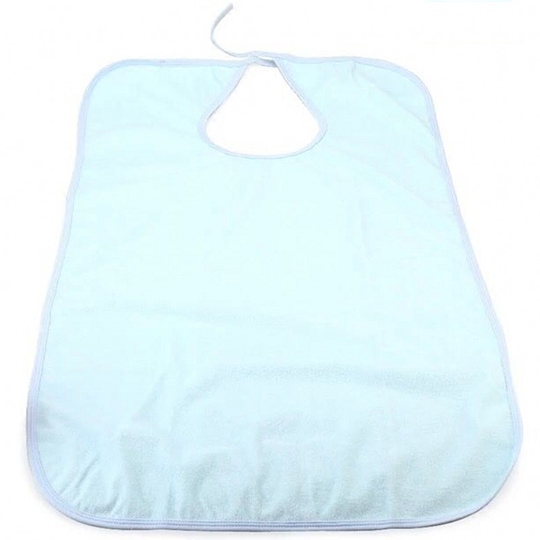 Waterproof Cotton Bib for Adults & Seniors - Qianwei Feeding Apron