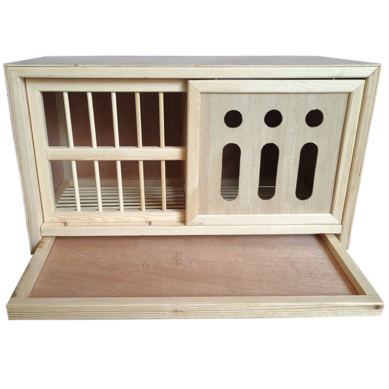 Pigeon cage - Hidden lock on the flap door 60*30*35 primary color of ...