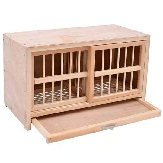 Duvbolåda | solid wood carrier pigeon cage