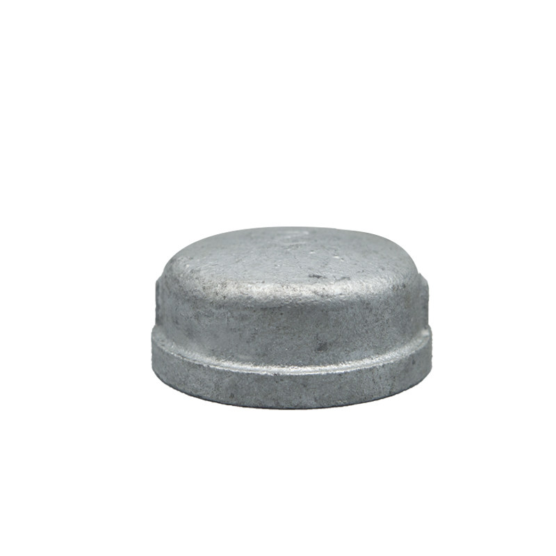 Cast Iron Pipe Cap - 1/2, 3/4, 1 - Galvanized Threaded
