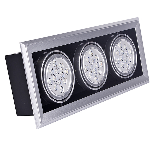 Led bold double-headed three-headed bean gall rectangular spotlight ...