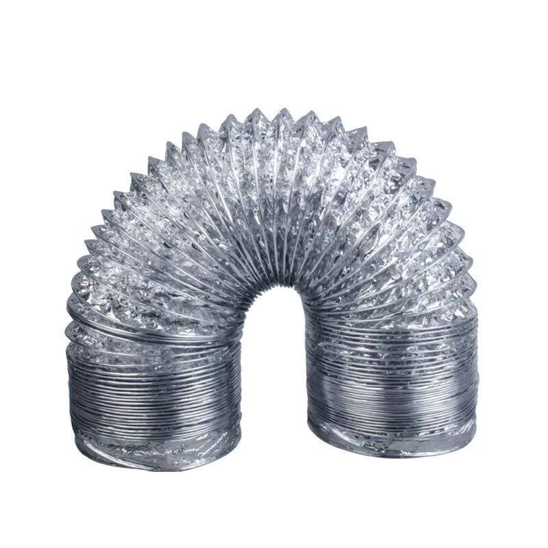 110mm Single Layer Aluminum Foil Ventilation Duct - High Temperature ...