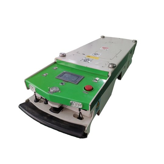 Chariot agv transportant un suivi latent, code qr, laser, robot de désinfection, chariot de ...