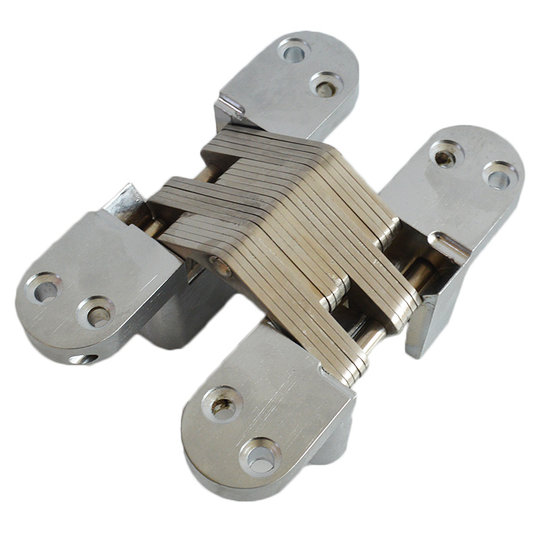 Stainless Steel Cross Hinge for Furniture - Invisible Hidden Design