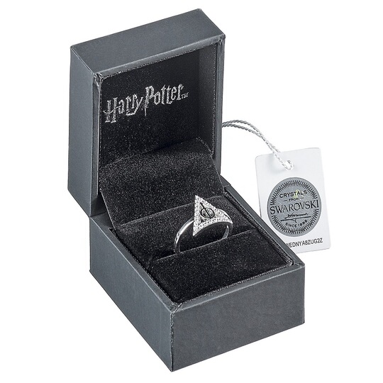 Harry Potter Deathly Hallows Ring - Sterling Silver - Thecarat