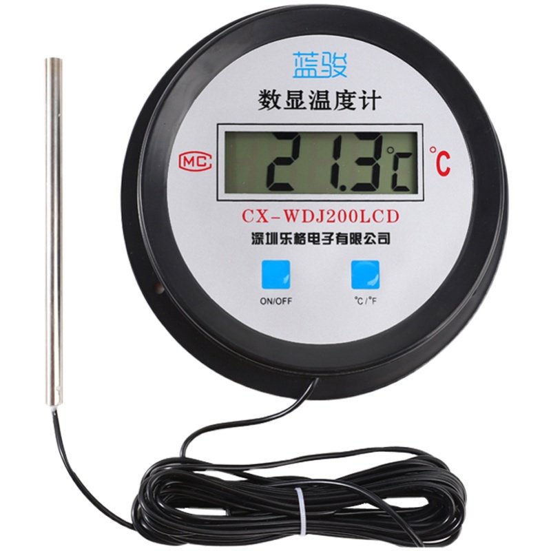Digital Display Thermometer with Farming Belt Probe for Cold Storage ...