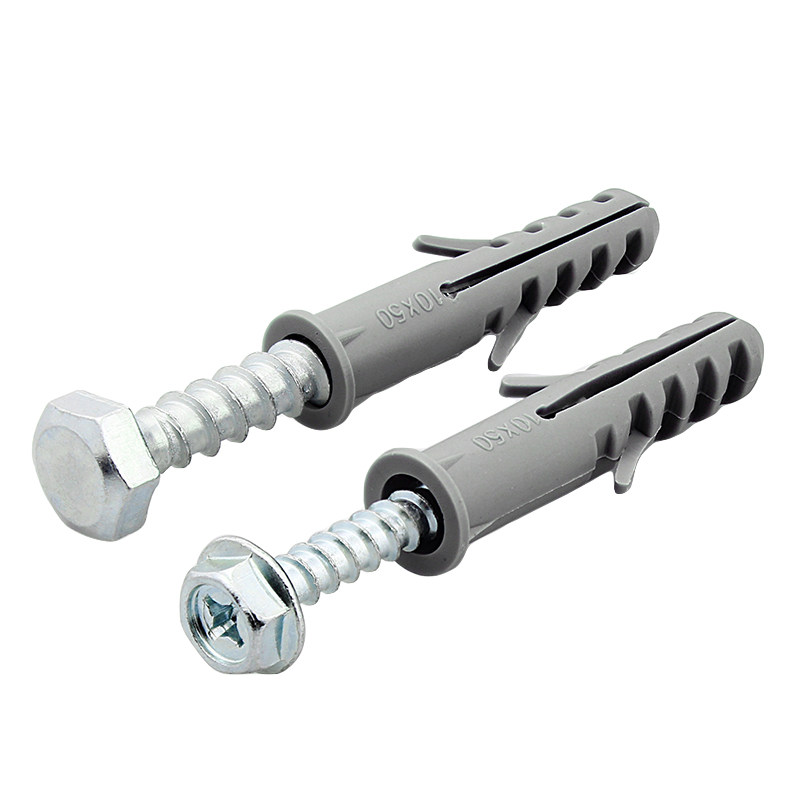 External Hexagonal Plastic Expansion Tube - 8mm, 10mm, 12mm
