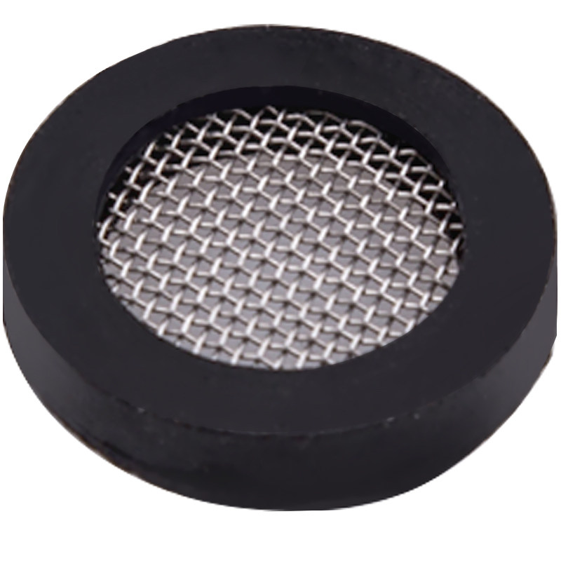 Zoda Water Meter Filter Pad - 304 Stainless Steel Mesh, Rubber Seal Ring