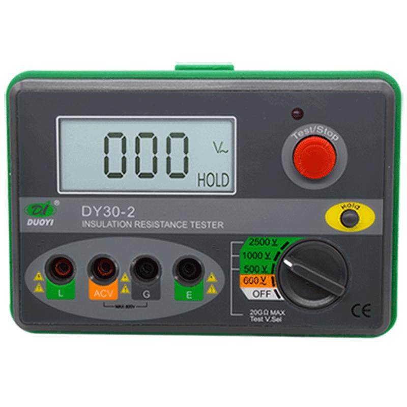 Testeur d'isolation Duoyi DY30-1/2 - 500V/1000V/2500V