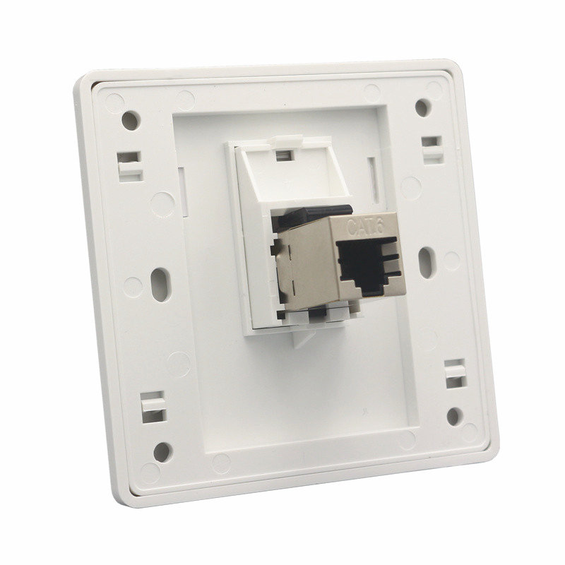 Type 86 Shielded Network Cable Socket Gigabit Computer Module Panel