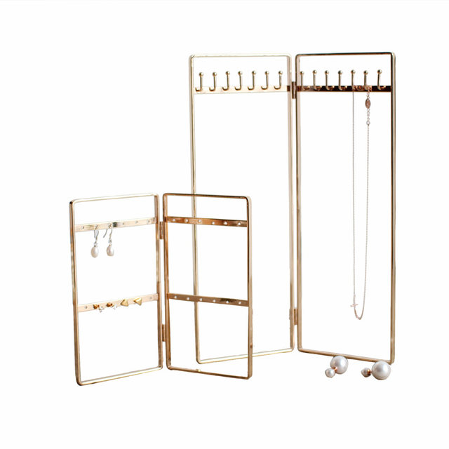 Vintage style exquisite gold jewelry rack display rack jewelry rack ...