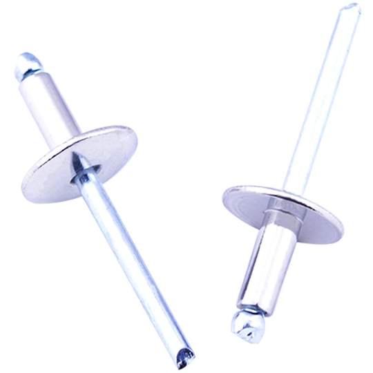 Large Brim Semi-Stainless Steel Rivets - 304 Large Flat Head Leaf Rivets