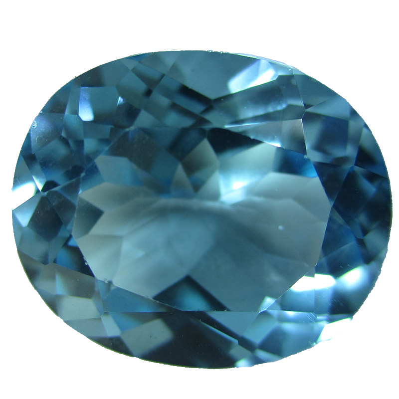 Blue Topaz Loose Stone - Natural Topaz Gemstone for Jewelry