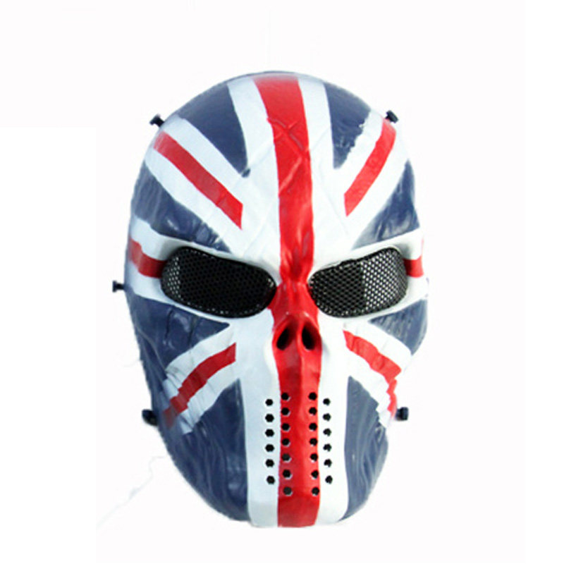 Element Airsoft V1 가죽 전술 마스크 - 하프 페이스 보호