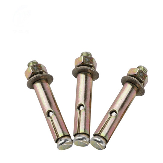 National Standard Expansion Screw Iron-Plated Color Galvanized Bolt M6-M12