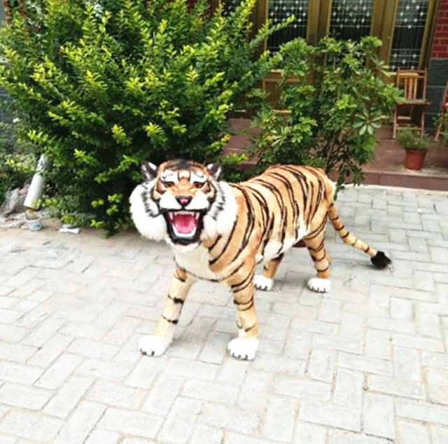 Animal models, simulated tigers, fur photography props, decorative ...