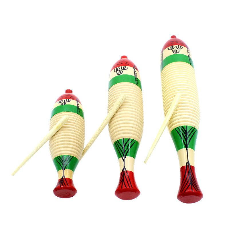 Orff Percussion Instrument - Fish Frog Music Teaching Aids, Scraping ...