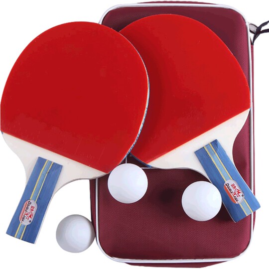 Double Fish Pisces Table Tennis Racket - 2 Pack Beginner Set