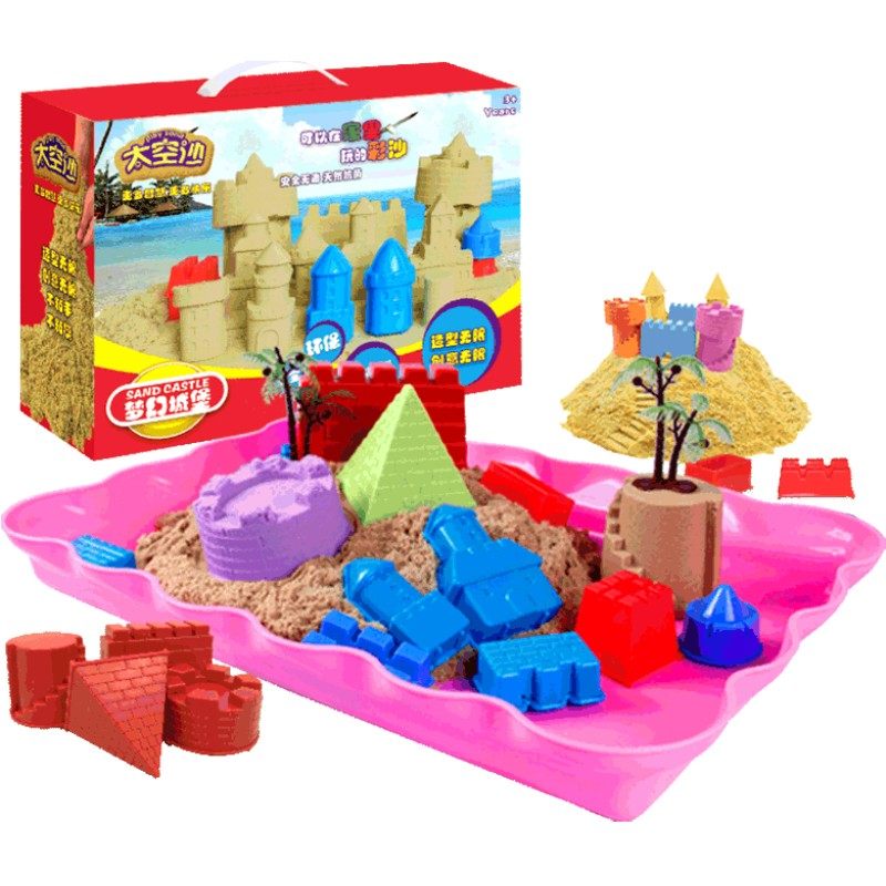 Space Sand Magic Modeling Clay Set - Plasticine & Tool Kit
