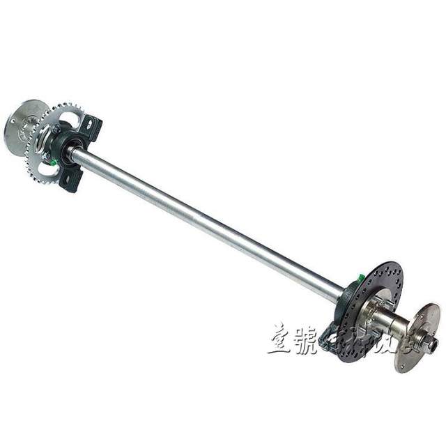 Self-made modified drift three-wheel four-wheel four-wheeled four-wheel kart rear bridge Hanging ...