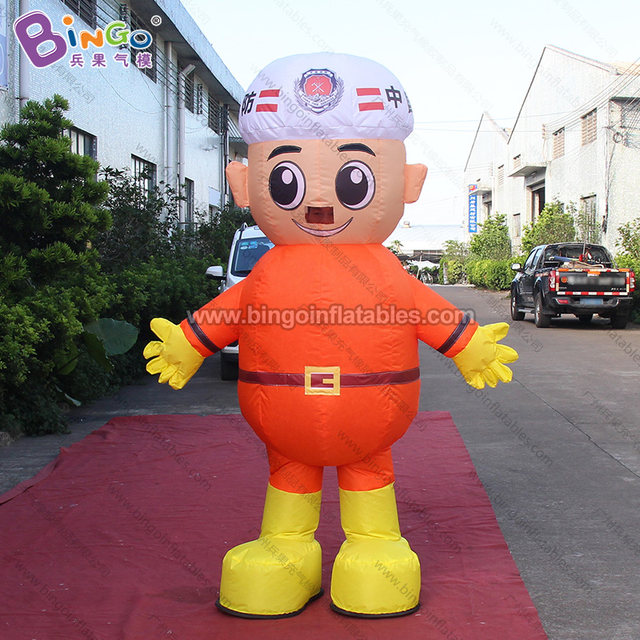 Inflatable Fire Cartoon Police Inflatable Model Event Exhibition ...