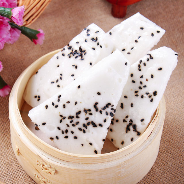 Ningbo fermented rice steamed buns, black sesame water tower cakes ...