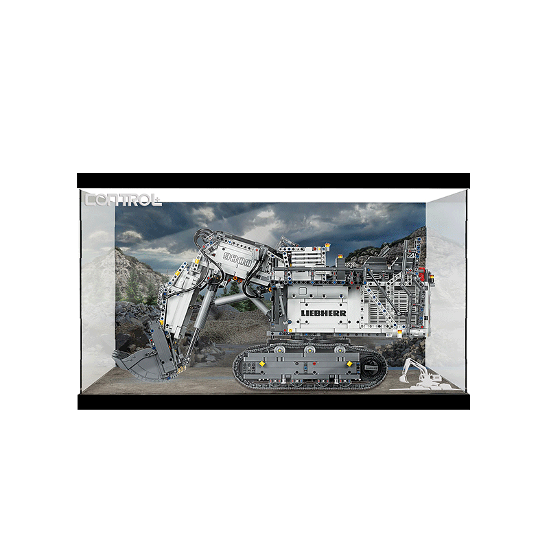 LYB is suitable for LEGO Liebherr excavator 42100 display box acrylic ...