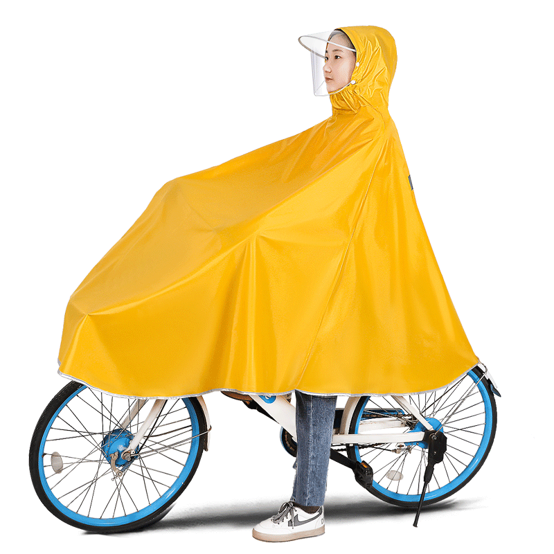 Bicycle raincoat for students: Men and women | New electric bicycle ...