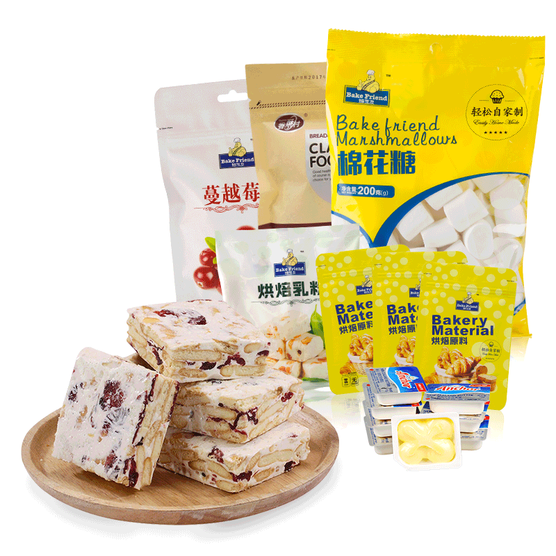 Snowflake crispy raw materials full set of homemade handmade handmade ...