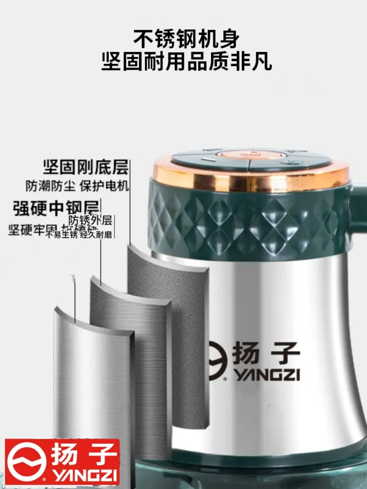 Yangzi 5L 電気ミンサー - 家庭用フードミキサー＆ベジタブルプロセッサー