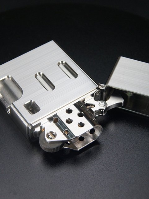 Meaz Gun Lighter Stainless Steel Bullet Case Kerosene CNC Precision ...