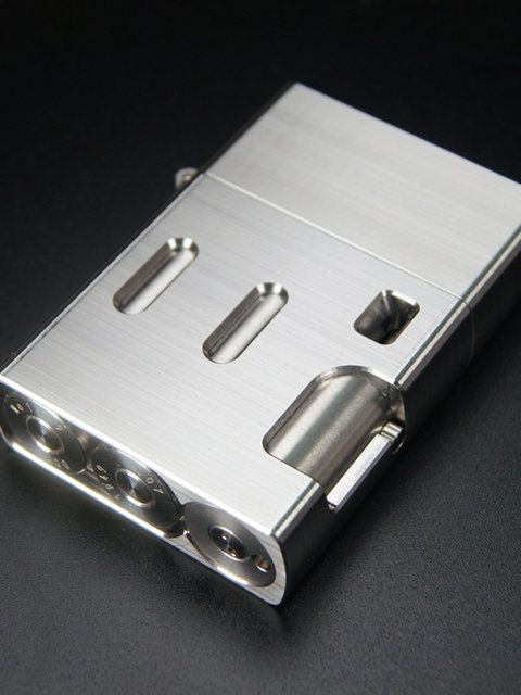 Meaz Gun Lighter Stainless Steel Bullet Case Kerosene CNC Precision ...