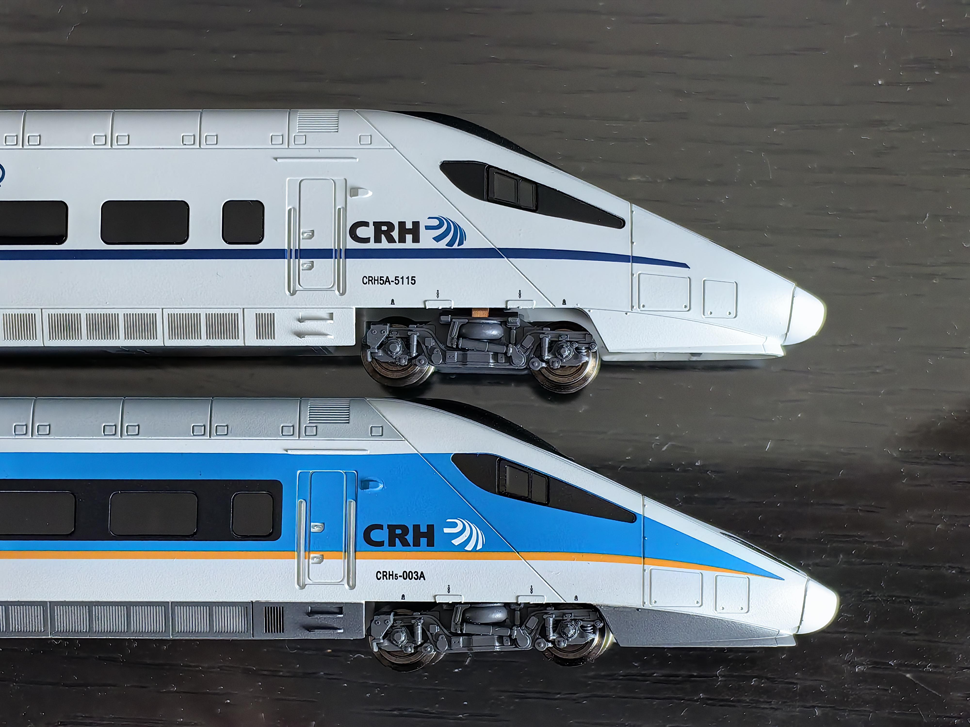 [现货] 长鸣 N比例 仿真火车模型 和谐号CRH5 电力动车组-Taobao