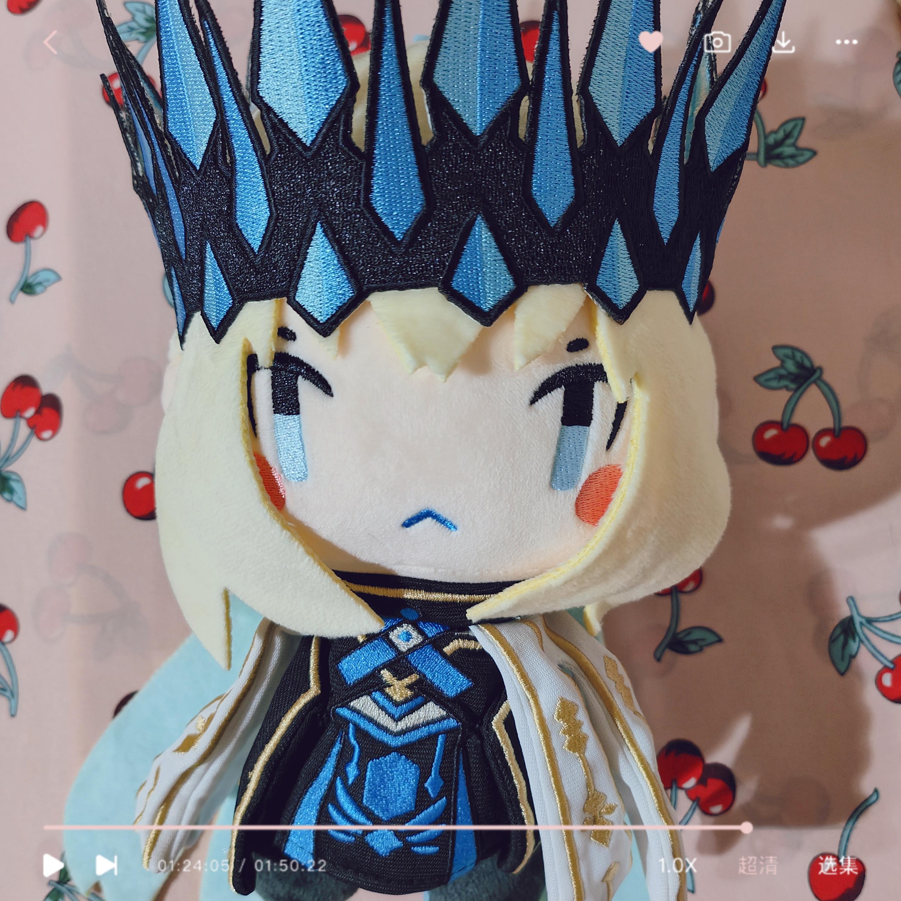 【拔丝火锅社】FATE摩根FGO冬之女王灵衣同人挂包棉花娃娃玩偶cos-Taobao