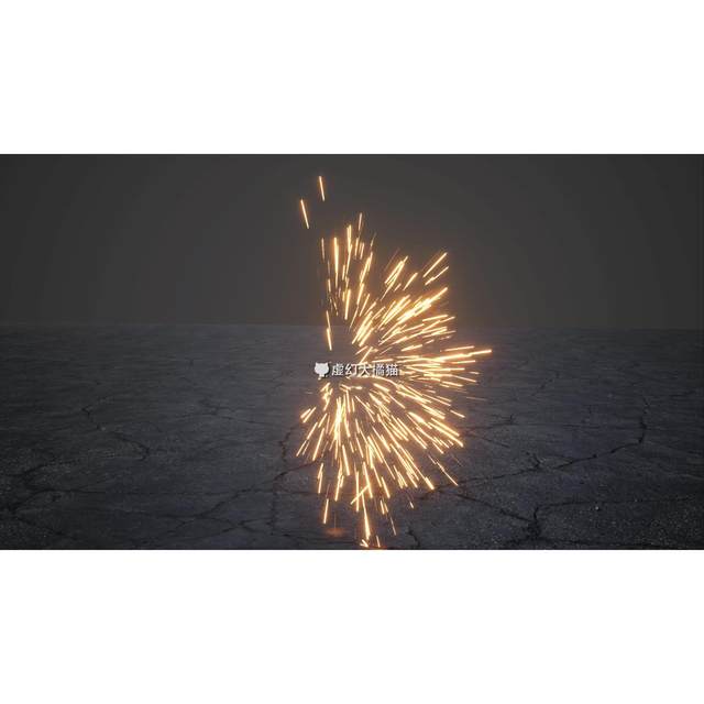 UE4 Unreal 5 MechanicalDamageFX metal mechanical friction collision spark visual special effects