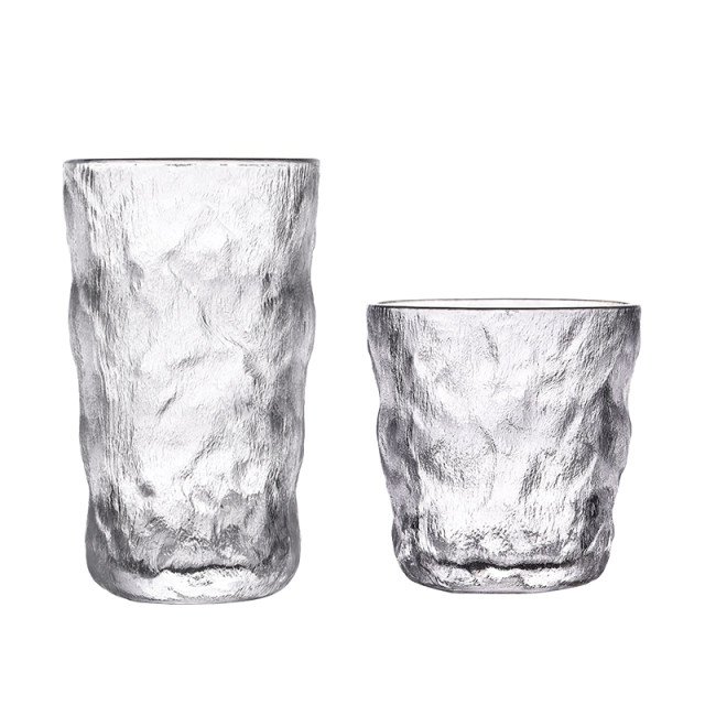 Glacier pattern glass set water glass household red wine glass foreign ...
