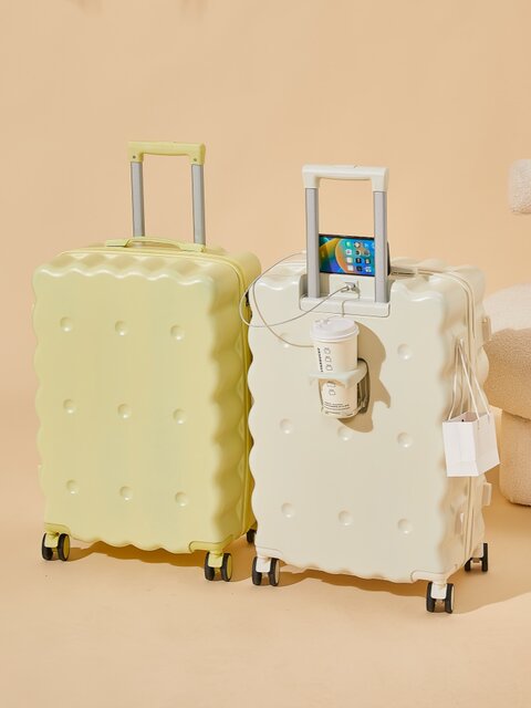 Japanese Style Cute 18 Boarding Case 20inch Suitcase Women's Zipper ...