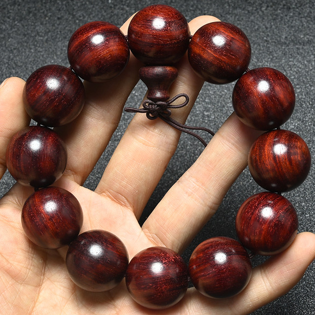 Defective beads processing sale black sandalwood red rosewood ...