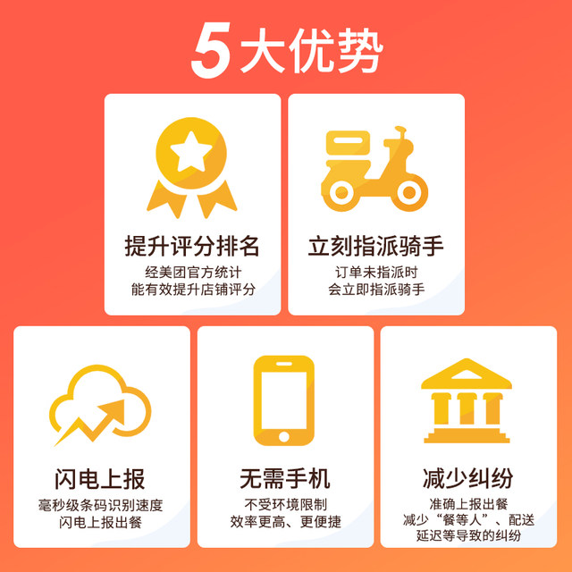 Meituan’s dual-platform takeout app, Ele.me, scans the QR code to ...